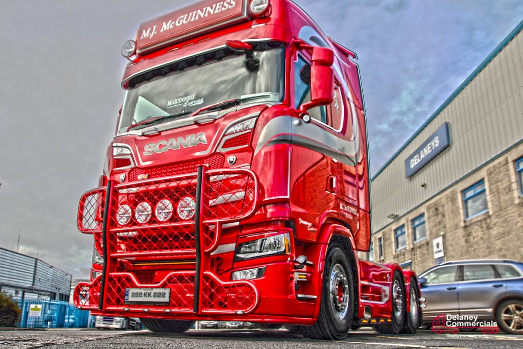 Stunning Scania 660S for MJ Mcguinness - Delaney Commercials